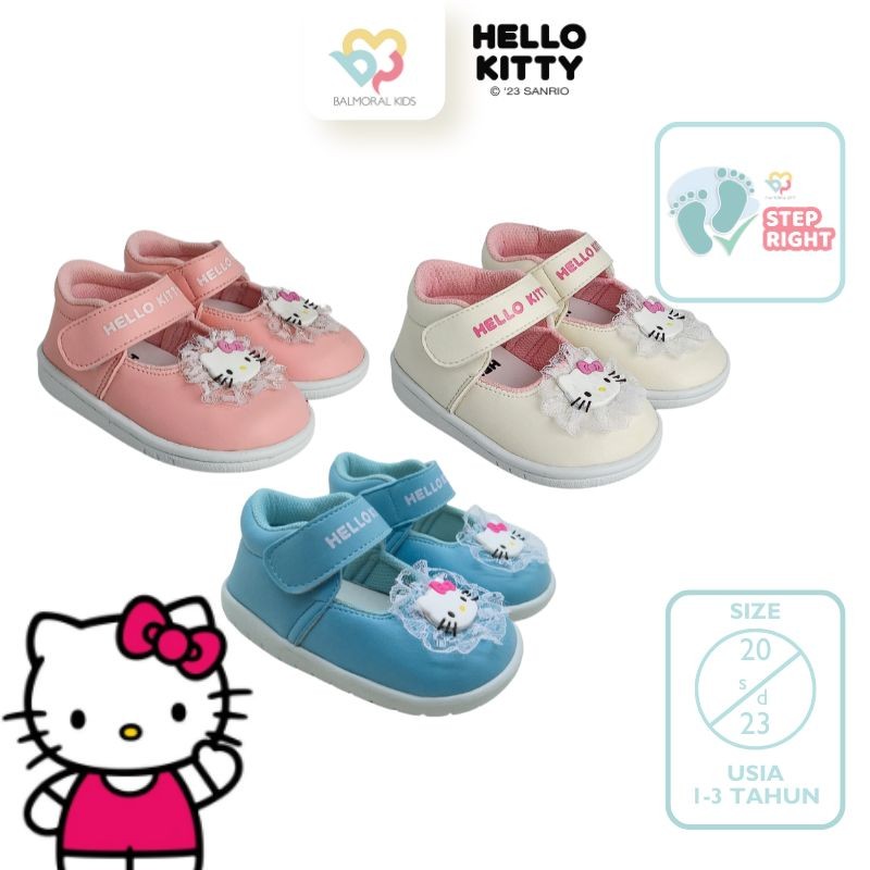 Jual Balmoral Kids Sepatu Sandal Cicit Anak Perempuan Hello Kitty Usia ...