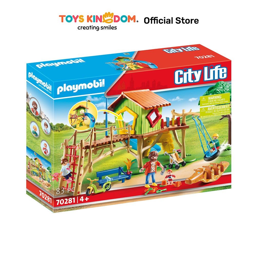 Jual Toys Kingdom Playmobil Set City Life Adventure Playground 70281 ...