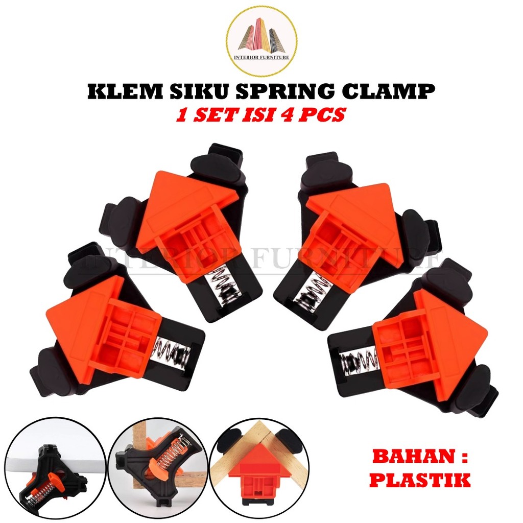 Jual Klem Siku Sudut Multifungsi Clamp Corner Frame 90 Derajat Klem ...