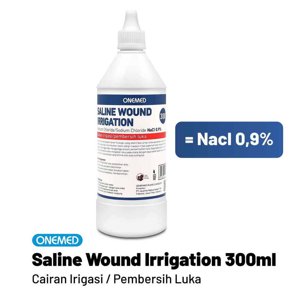 Jual ONEMED Saline Wound Irrigation Semprot 300 Ml - Cuci Luka OC ...