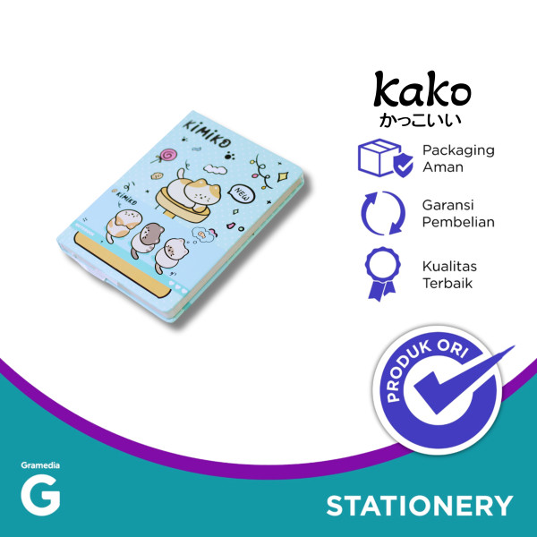 Jual Kako Kimiko Cat Hc Notebook A5 Blue | Shopee Indonesia