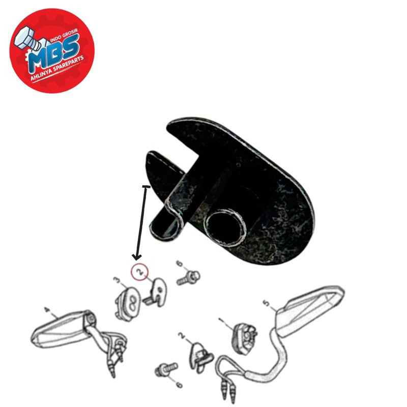 Jual 33415-KZZ-J00 COLLAR WINKER BESI DUDUKAN SEN VARIO 125 150 LED CRF ...