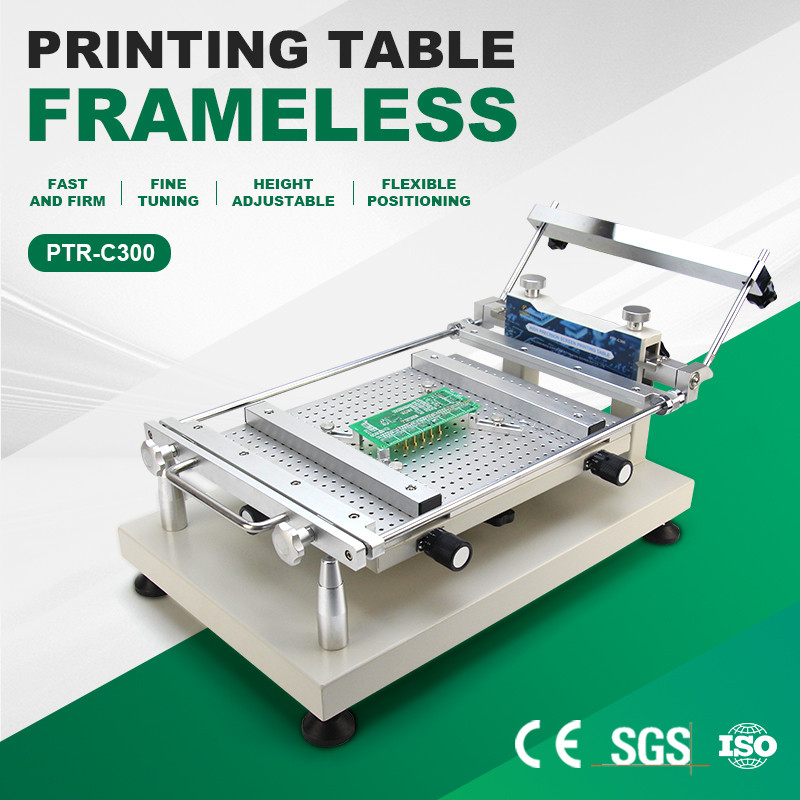 Jual ITECH PTR-C300 Desktop Frameless PCB Solder Paste Stencil Printer ...