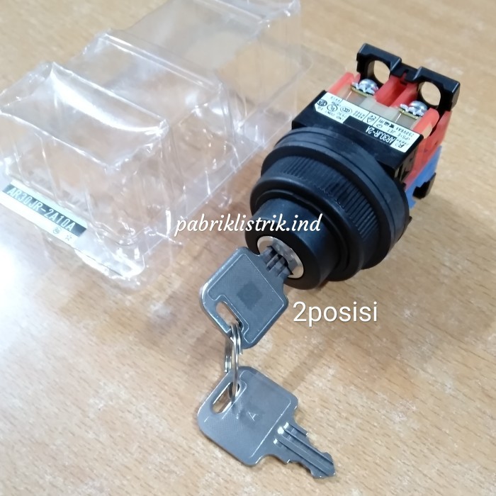 Jual TH99 Key switch 2p 2 posisi 30mm AR30JR 2A11A Fuji original AR30 ...