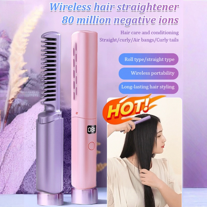 Jual Portable USB Straight Curl Comb Hair Care Fluffy Hair Display ...