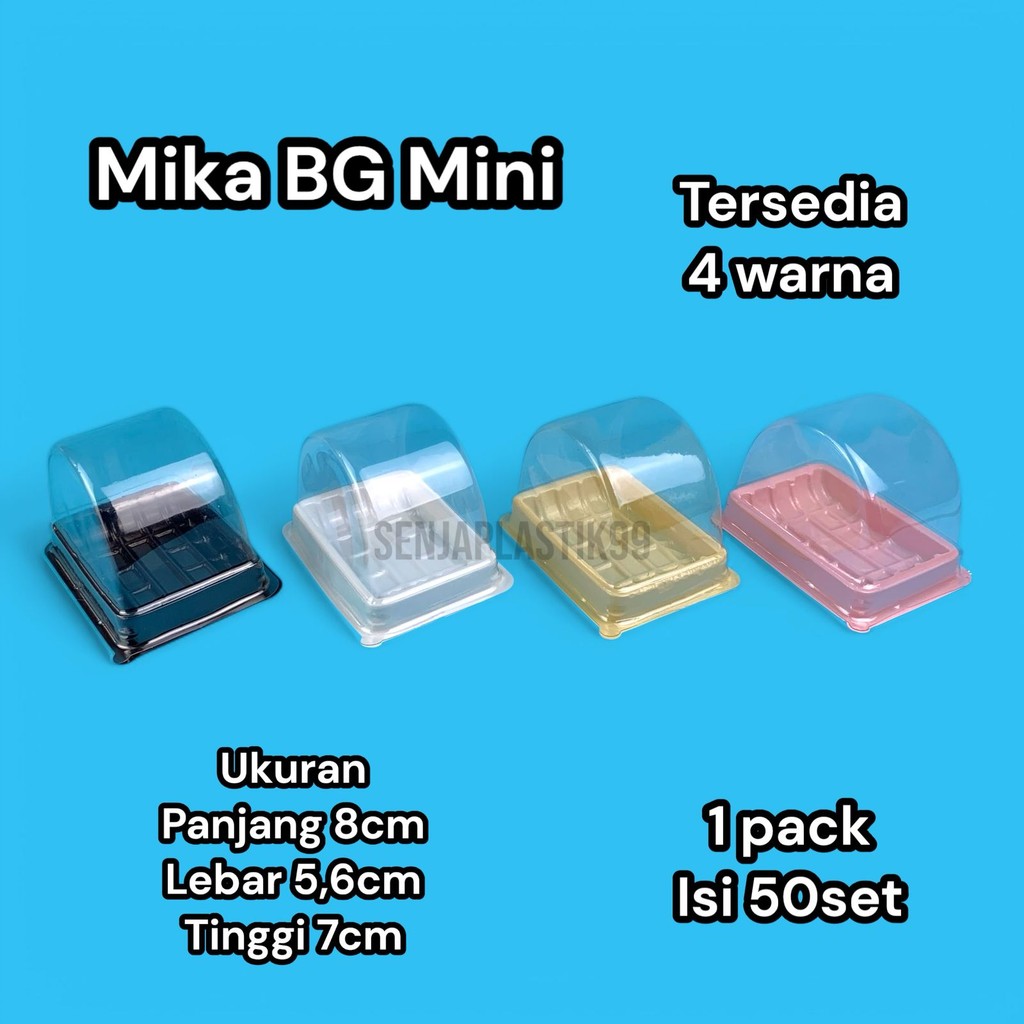 Jual Mika Bolu Gulung Kotak Mini / Tray Rollcake Mini / Mika Cromboloni ...