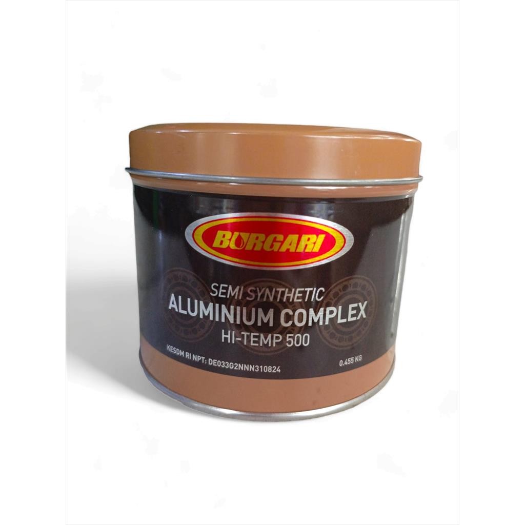 Jual Minyak Grease Gemuk Burgari Hi Temp Aluminium Complex 500 455g | Shopee Indonesia