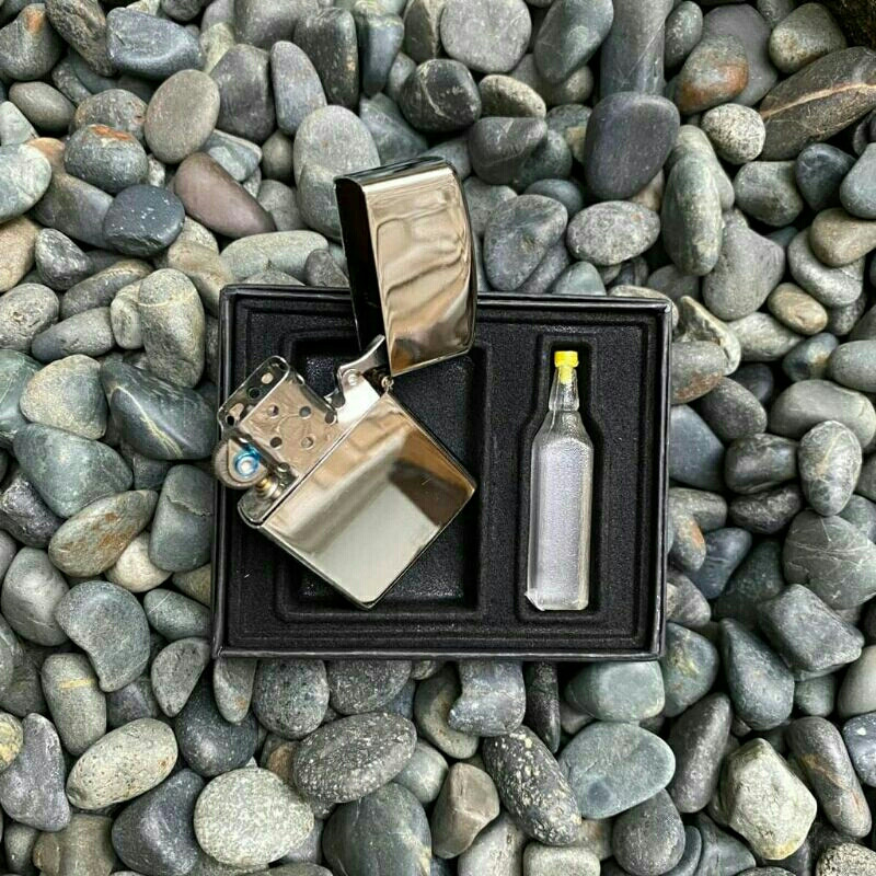 Jual Gratis pengiriman - korek api polos set minyak grosir 2IN1 ...