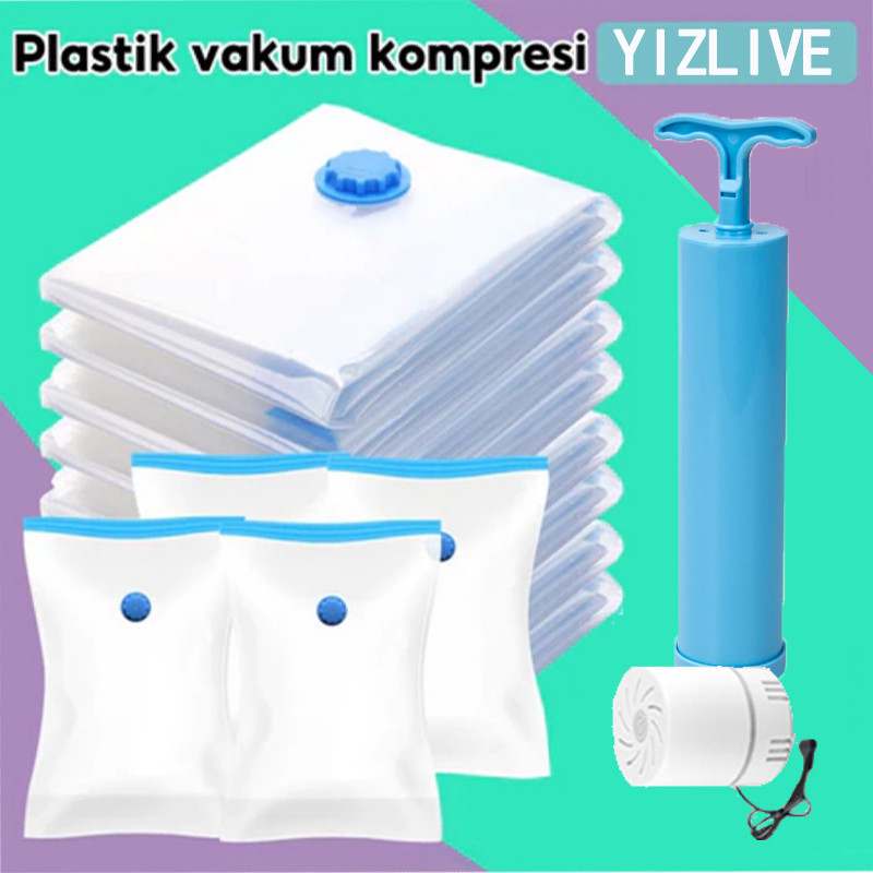 Jual Plastik Vacuum Baju Travel Packing Plastik Ziplock Vacuum Baju ...