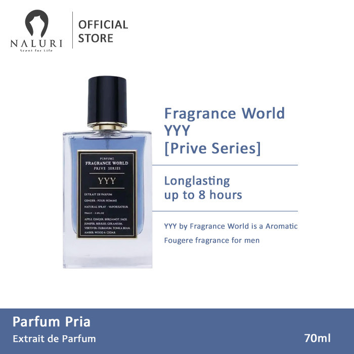 Jual Parfum Original Fragrance World YYY (Prive Series) for Unisex EDP ...