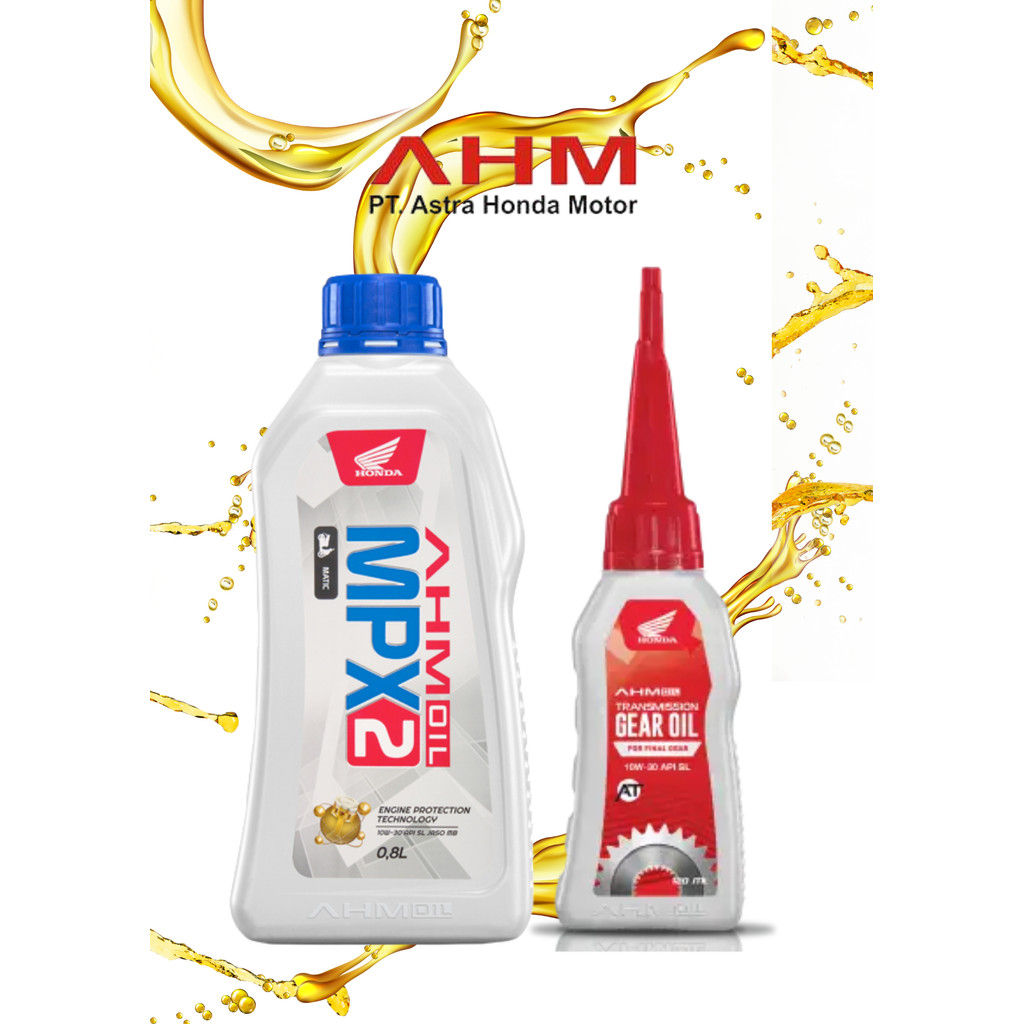 Jual Special Package AHM Matic MPX2 800ml & Gear 120ml Paket Spesial ...