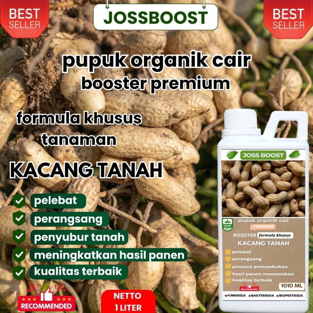 Jual Pupuk Organik Cair Booster KACANG TANAH, POC JOSSBOOST Kacang Tanah, poc kompos organik ...