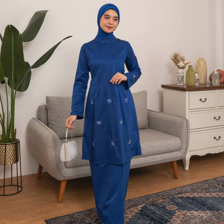 Jual PRILLY BUSANA - Berseri Set Kurung Katun Toyobo payet - Kurung ...