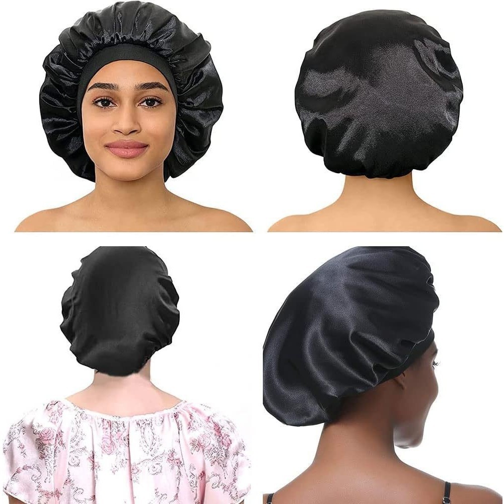 Jual Hair Bonnet With Broad Band / Hair Protect / Pelindung Tidur ...
