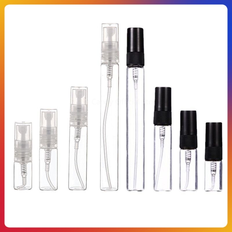 Jual Botol semprot kaca parfum/botol semprot transparan isi ulang 3/5 ...