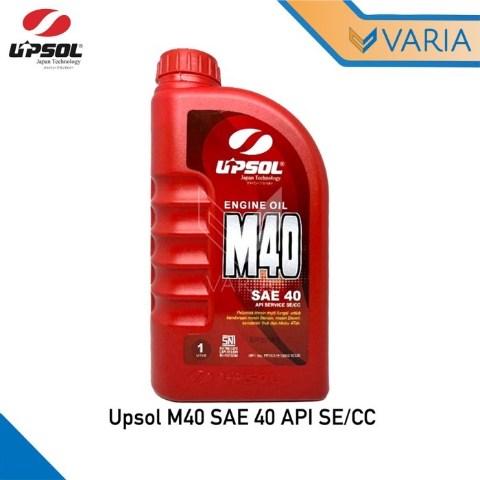 Jual Upsol M40 1 L SAE 40 API SE / CC Oli Mesin Multi Fungsi Mobil Motor 4 Tak | Shopee Indonesia