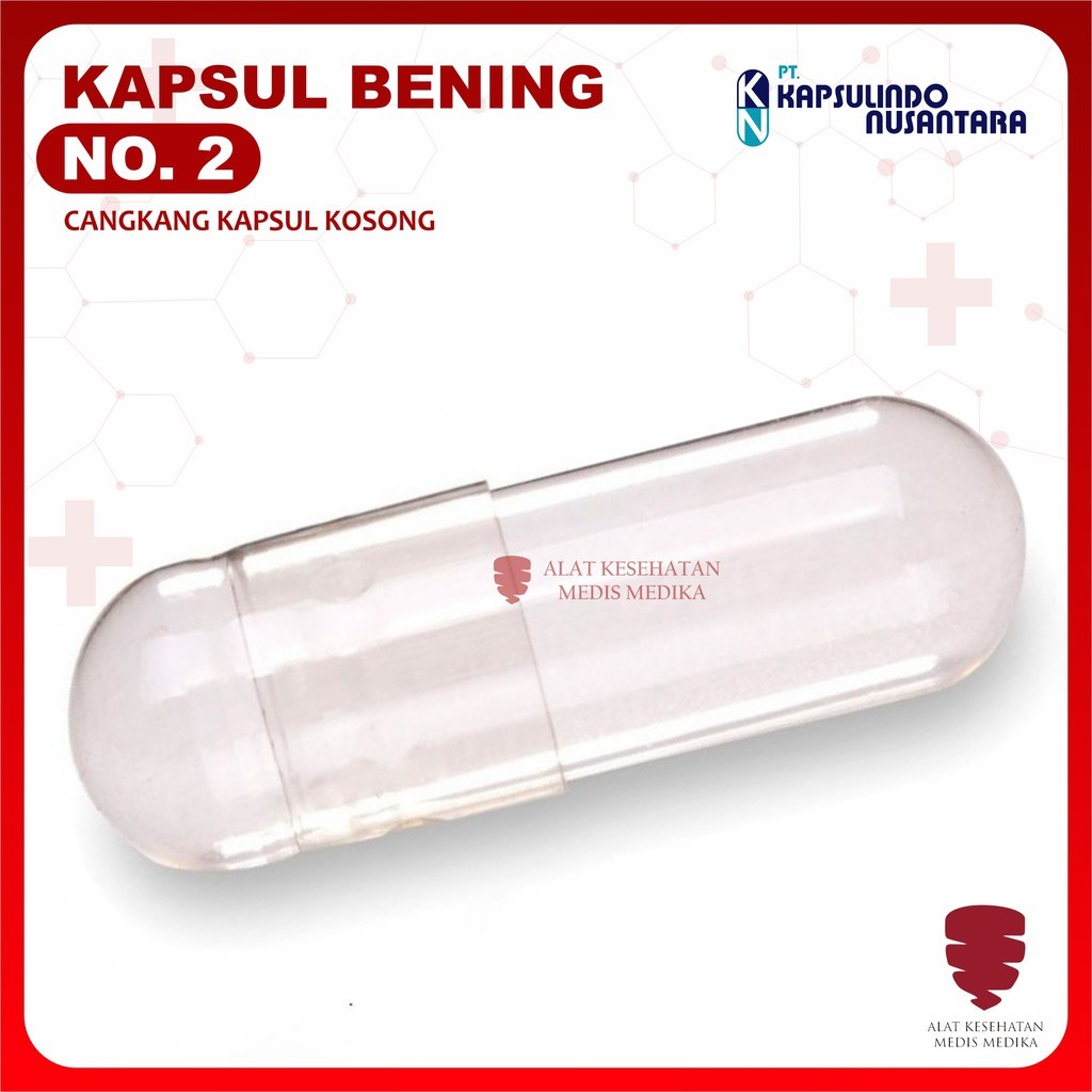 Jual Cangkang Kapsul Kosong No 2 Isi 1000 Pcs Kulit Kapsul Bening Natural | Shopee Indonesia