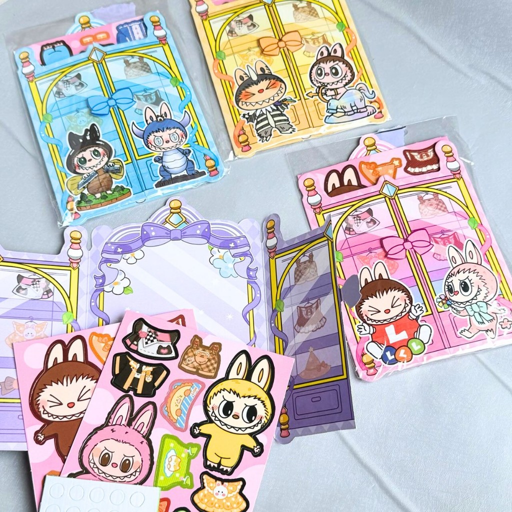 Jual FUN DIY LABUBU MAGIC WARDROBE mainan anak karakter lemari baju ...
