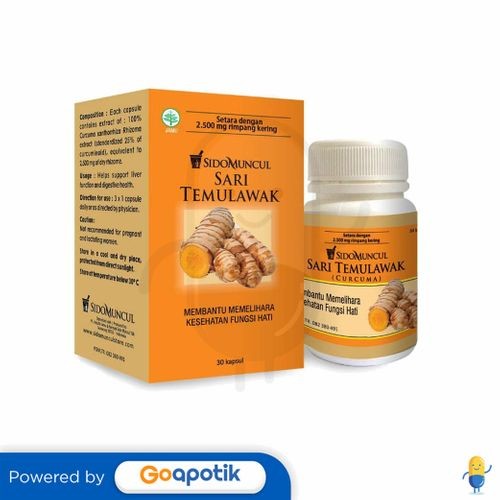 Jual Sidomuncul Sari Temulawak Botol 30 Kapsul | Shopee Indonesia