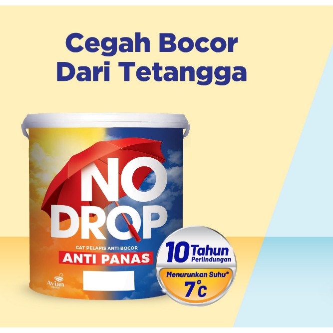 Jual CAT TEMBOK NO DROP ANTI PANAS 3.2LTR / 4KG NODROP GENTENG TEMBOK ATAP ASBES SENG TALANG ...