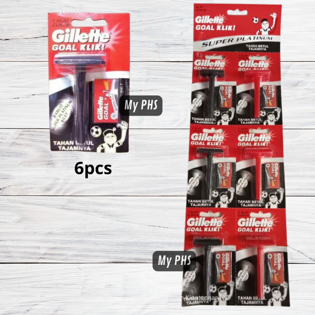 Jual Gillette goal klik 1 lembar (6 pcs) | Shopee Indonesia