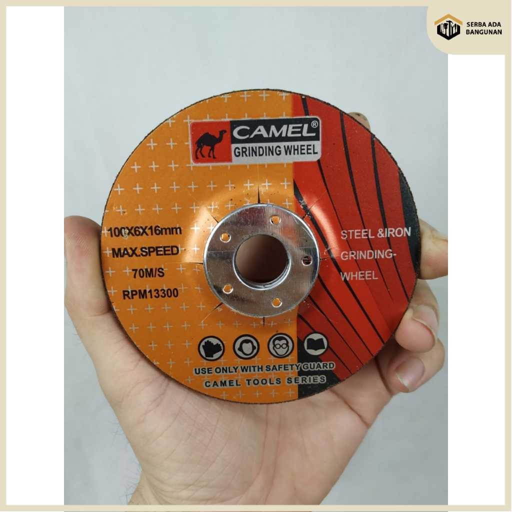 Jual Camel Mata Poles Gerinda 4"x6mm Batu Gurinda Grinding Wheel ...