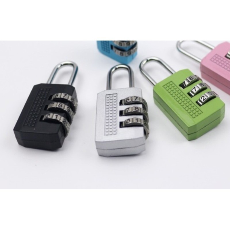 Jual Gembok Koper 3Digit / Gembok Anti Maling / Gembok Koper Mini ...