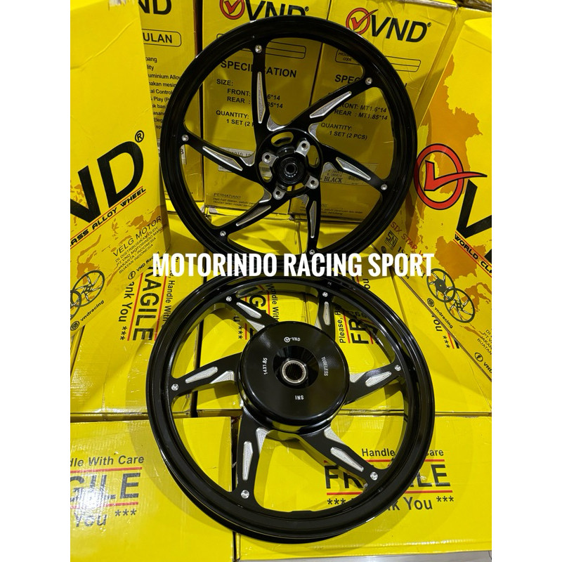 Jual VELG VND SIX STAR V2 BEAT & SCOOPY & VARIO 110 / VND SIX STAR V2 160x14 & 185x14 VELG VND ...