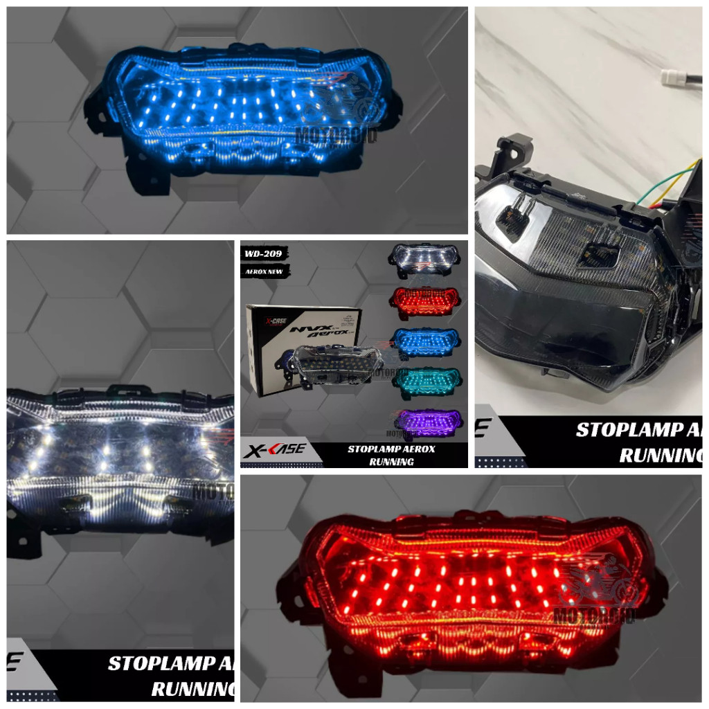 Jual Lampu Stop Plus Sen Rem Colisium Yamaha Aerox New NVX 2020 Running ...