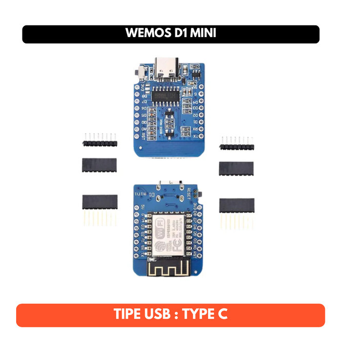 Jual Wemos Type Tipe C D1 Mini ESP8266 Wifi Wireless Module Modul IOT | Shopee Indonesia