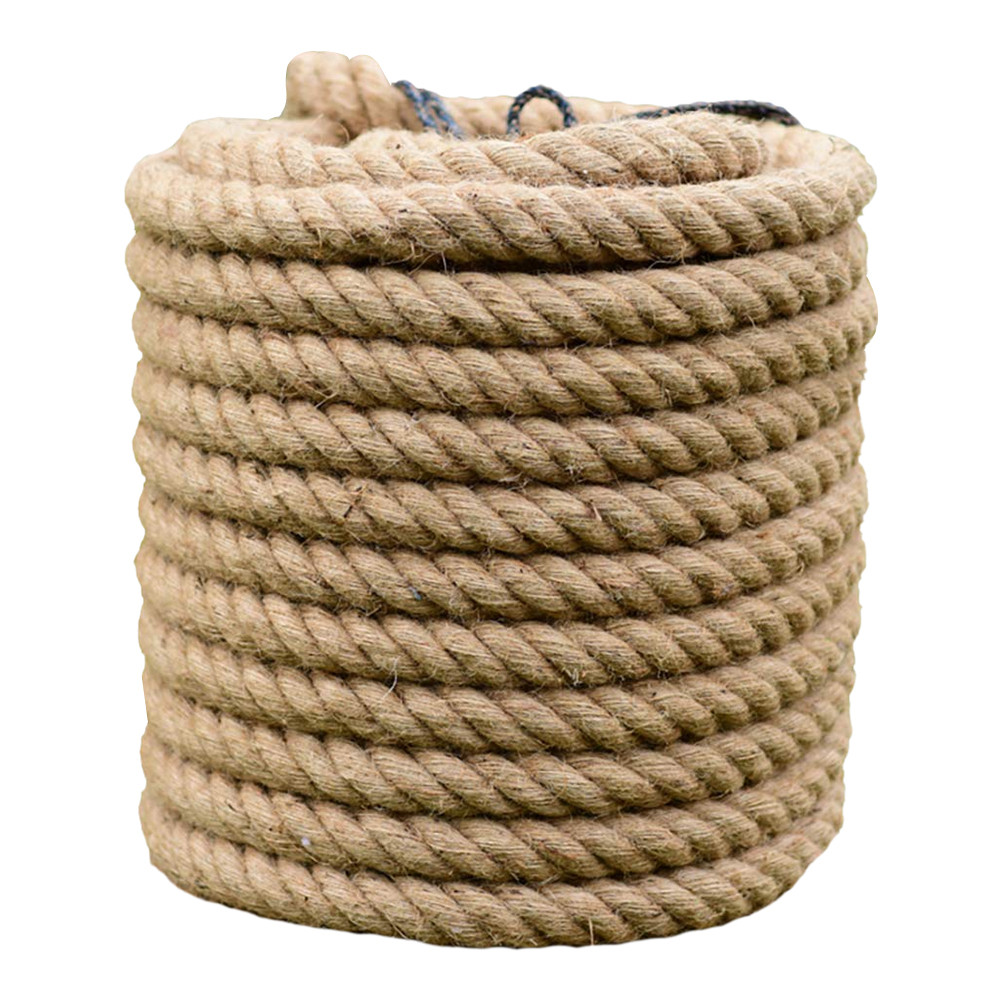 Jual 10M Natural Jute Rope Heavy Thickness Gardening Tied Rope For ...