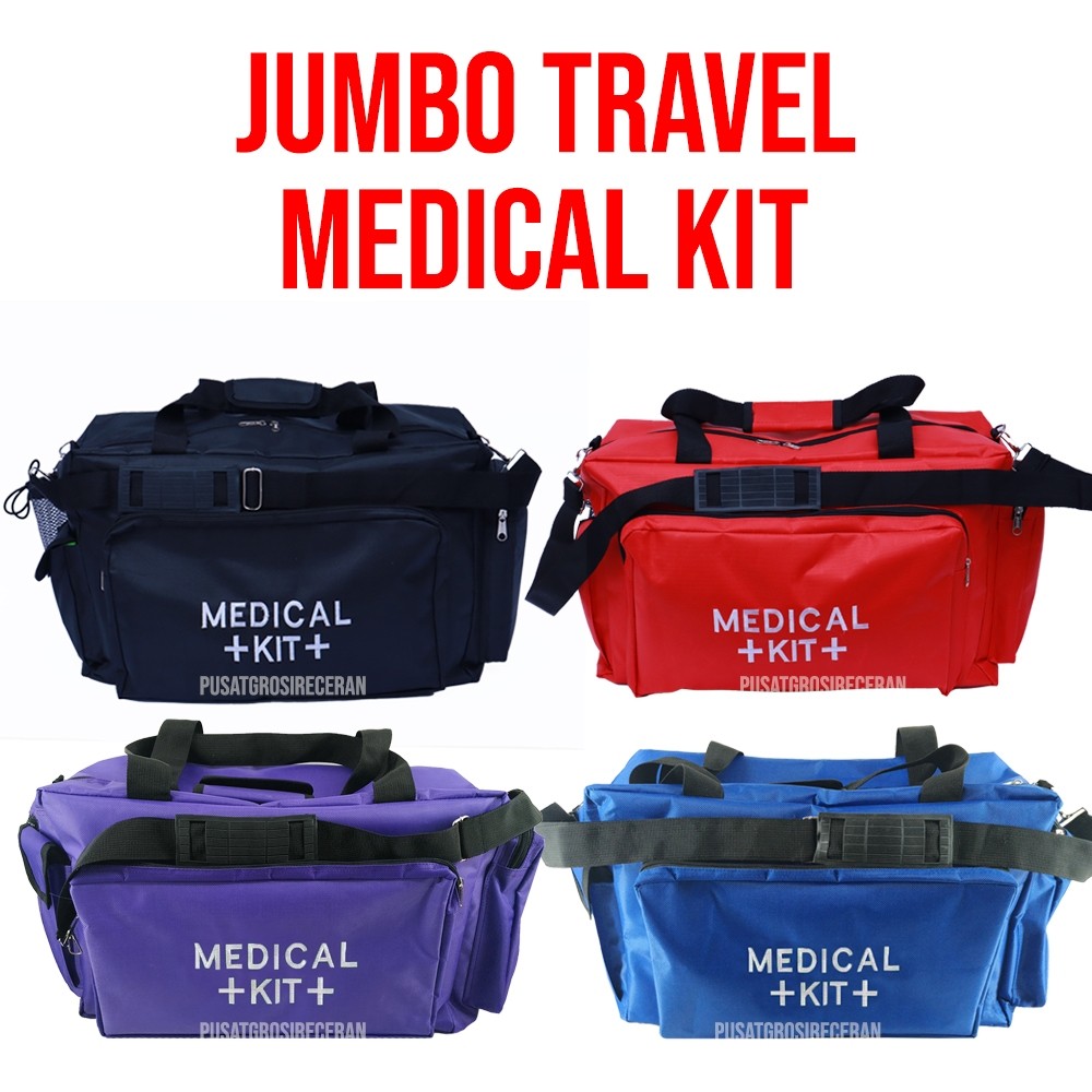 Jual Jumbo Travel Medical Kit Bag Tas Perlengkapan Medis Emergency Kit ... Jual Jumbo Travel Medical Kit Bag Tas Perlengkapan Medis Emergency Kit ...