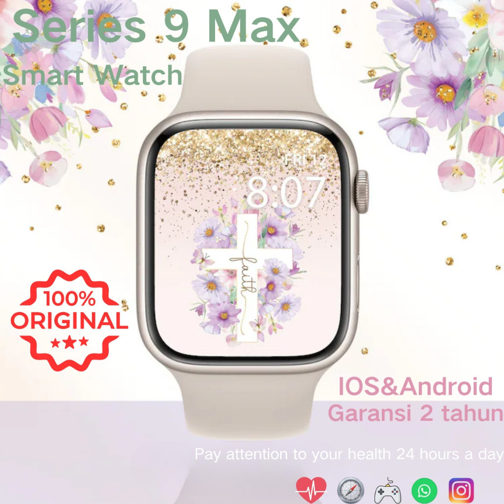 Jual [HOT NEW] 100% original Samsung SmartWatch 9 pro max Wanita tahan ...