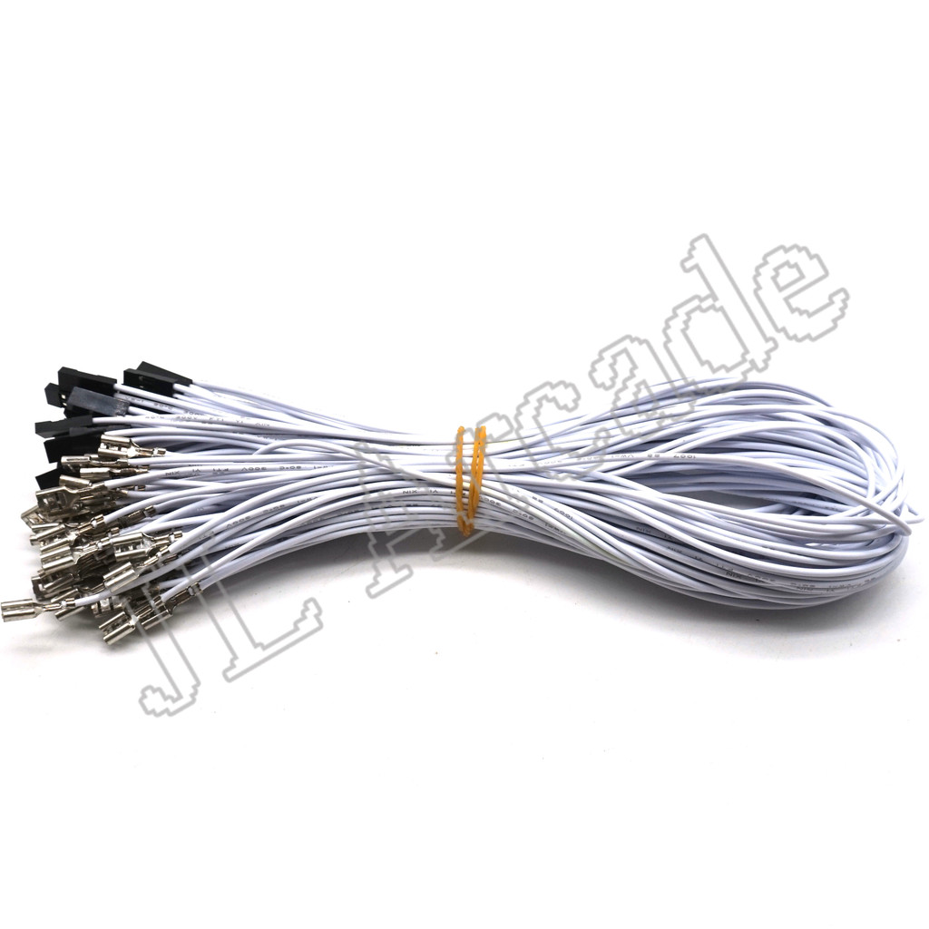 Jual 20 PCS/LOT DuPont 2 Pin Cable FOR Arcade USB Encoder Zero Delay ...