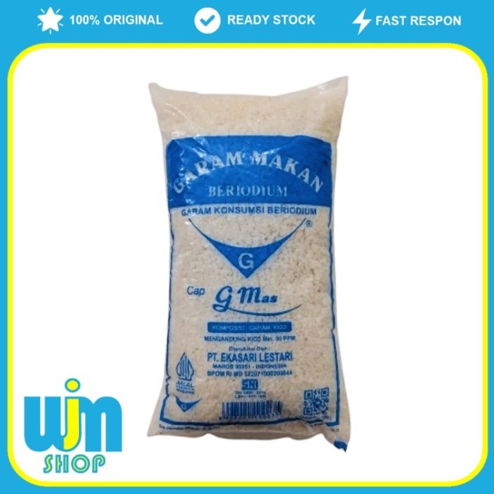 Jual Garam Kasar 1kg Cap Garuda Mas | Shopee Indonesia