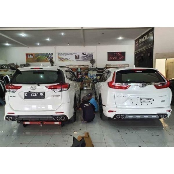 Jual bodykit toyota all new terios all mew rush GRADE-A body kit ...