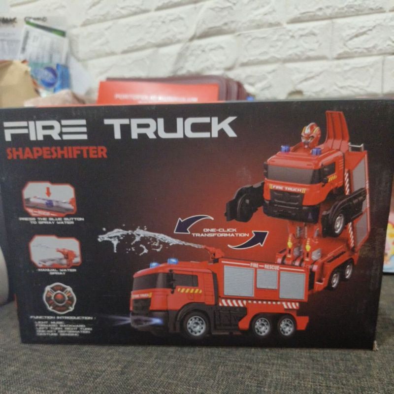 Jual Fire Truck RC Cruzer Speed Fury Shapeshifter | Shopee Indonesia
