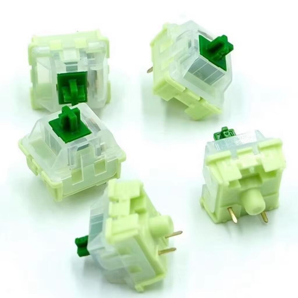 Jual GGBOY Matcha Green Switch 40g 3Pin POM PA66 Custom Linear ...