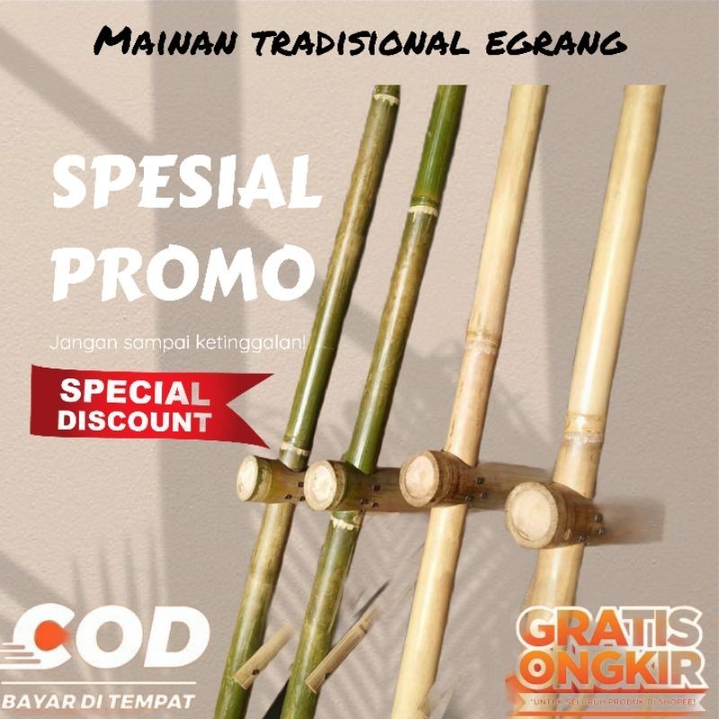 Jual Egrang/Mainan tradisional/Mainan anak/Jujungkungan/Mainan Bambu ...