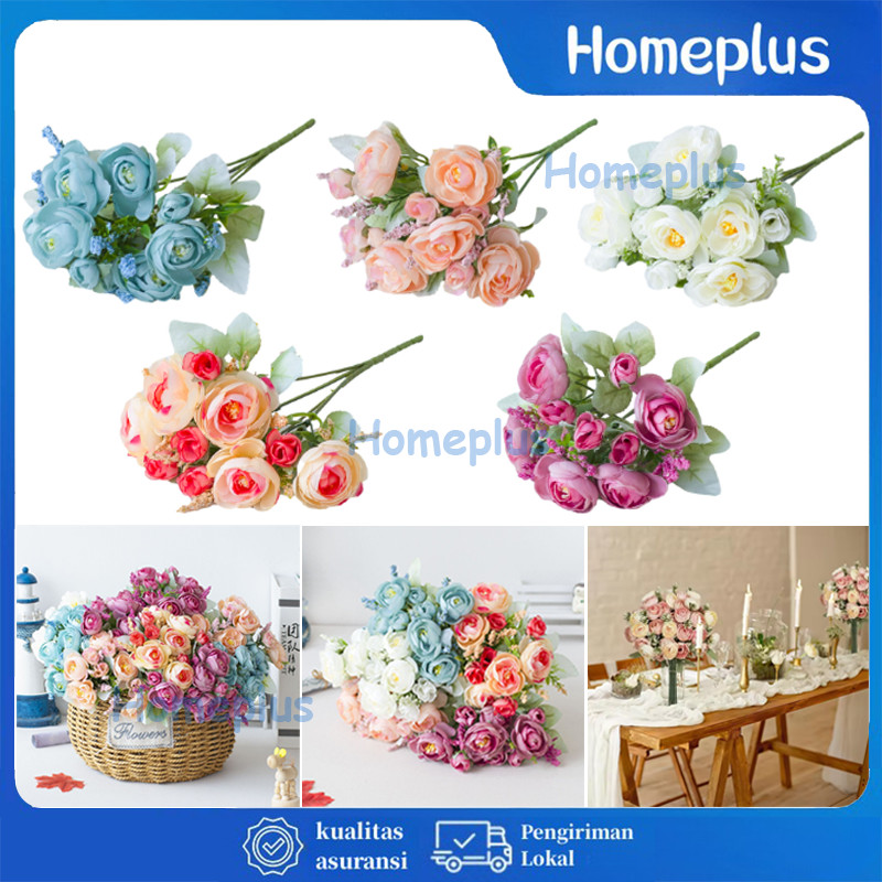 Jual Bunga Peony Mekar Artificial Pertangkai Artificial Bunga Hias ...