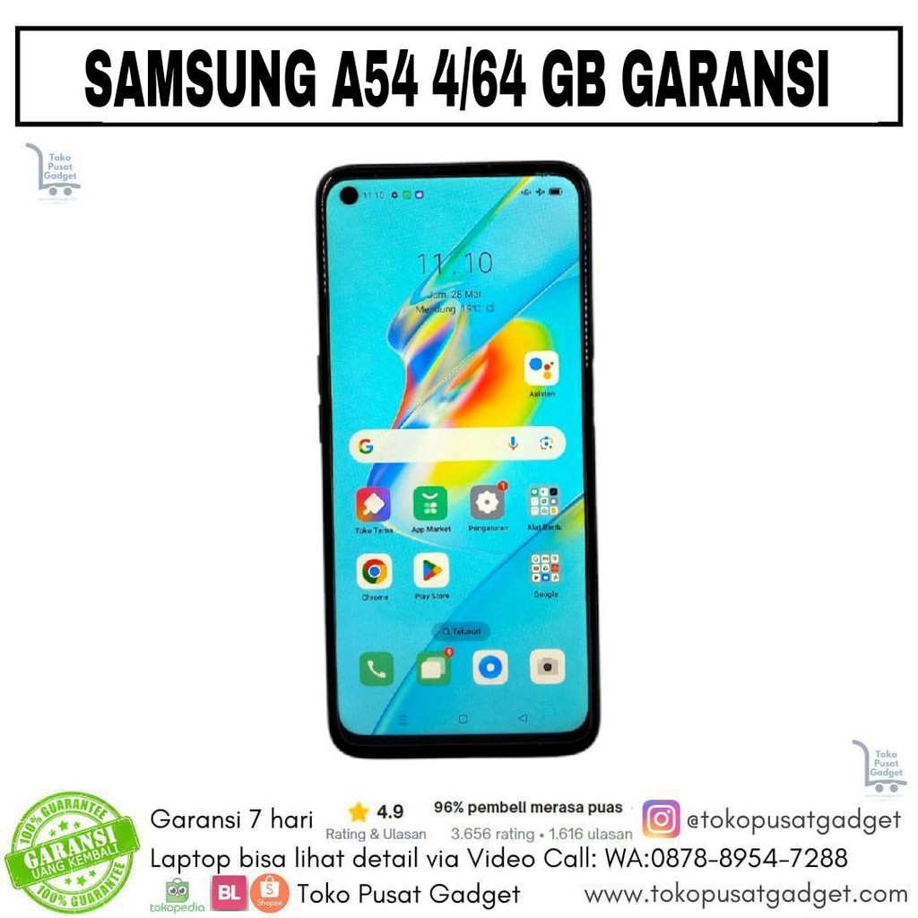 Jual OPPO A54 4/64GB 4GB 64GB RAM 4GB 64GB GARANSI | Shopee Indonesia