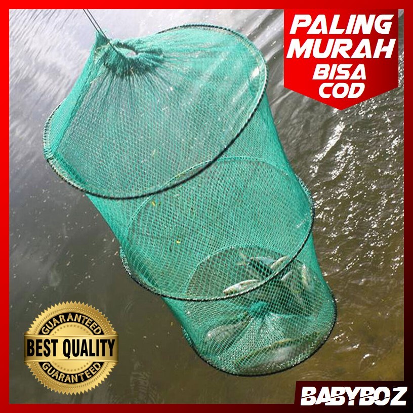 Jual BABYBOZ - TONQUU Jaring Pancing Ikan Udang Shrimp Fishing Net Cage ...