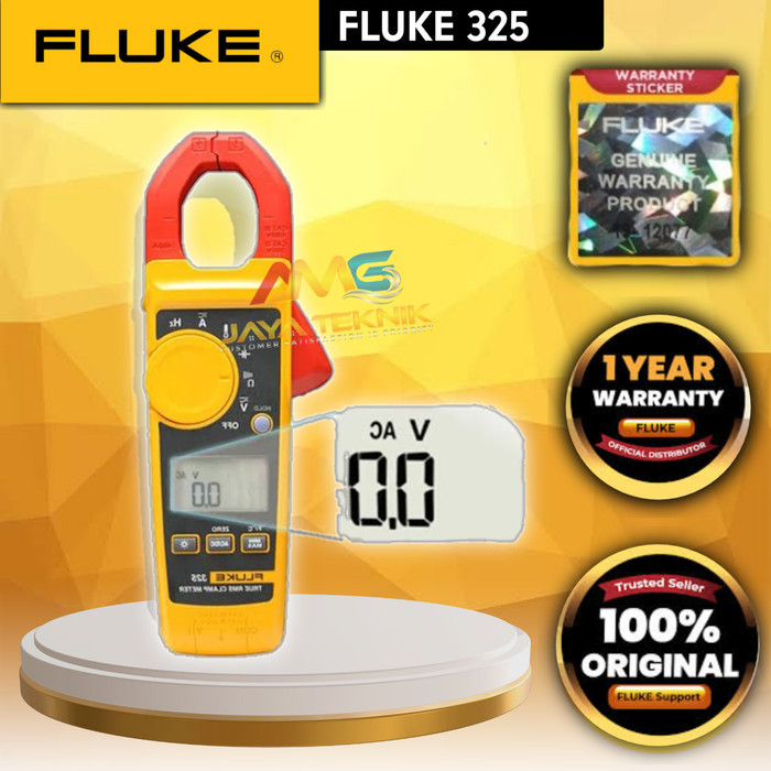 Jual FLUKE 325 TRUE RMS CLAMP METER ARUS AC/DC 400A ORIGINAL / PENGUKUR ...