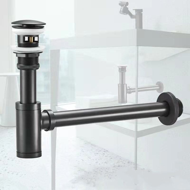 Jual Wall Drain Water Pipe Into The Wall Wash Basin Pop Up Filter ...