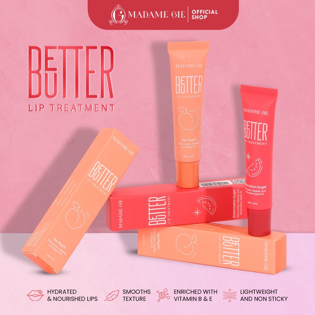 Jual [READY STOCK+BPOM] ORIGINAL Madame Gie Better Butter - Lip ...