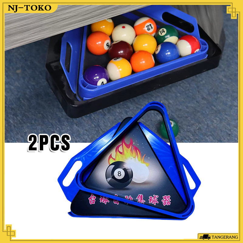 Jual 2 in 1 Segitiga Billiard with Billiard Tray ABS Praktis Dan ...