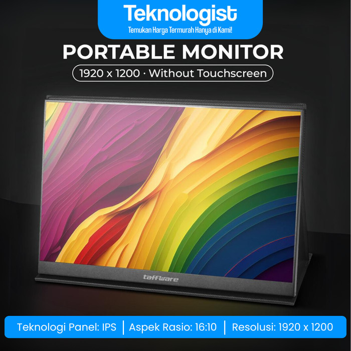 Jual Taffware Monitor Portable IPS 16 Inch 1920x1200P Without ...