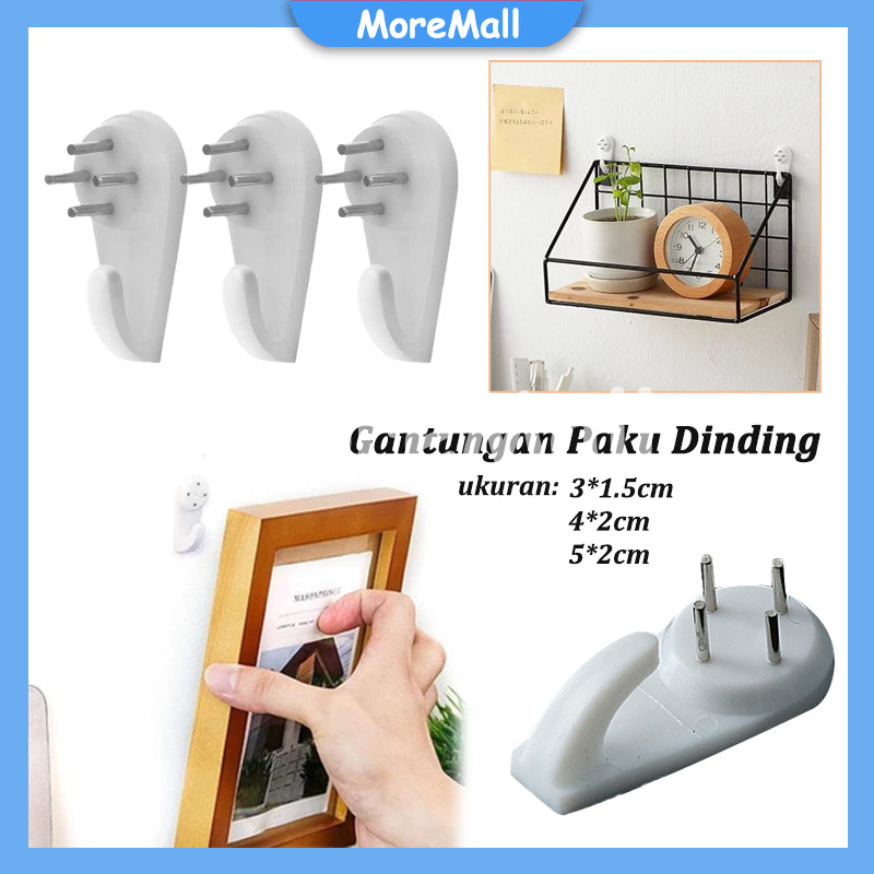 Jual Paku Dinding Tanpa Bor / Pengait Dinding Multifungsi | Shopee ...