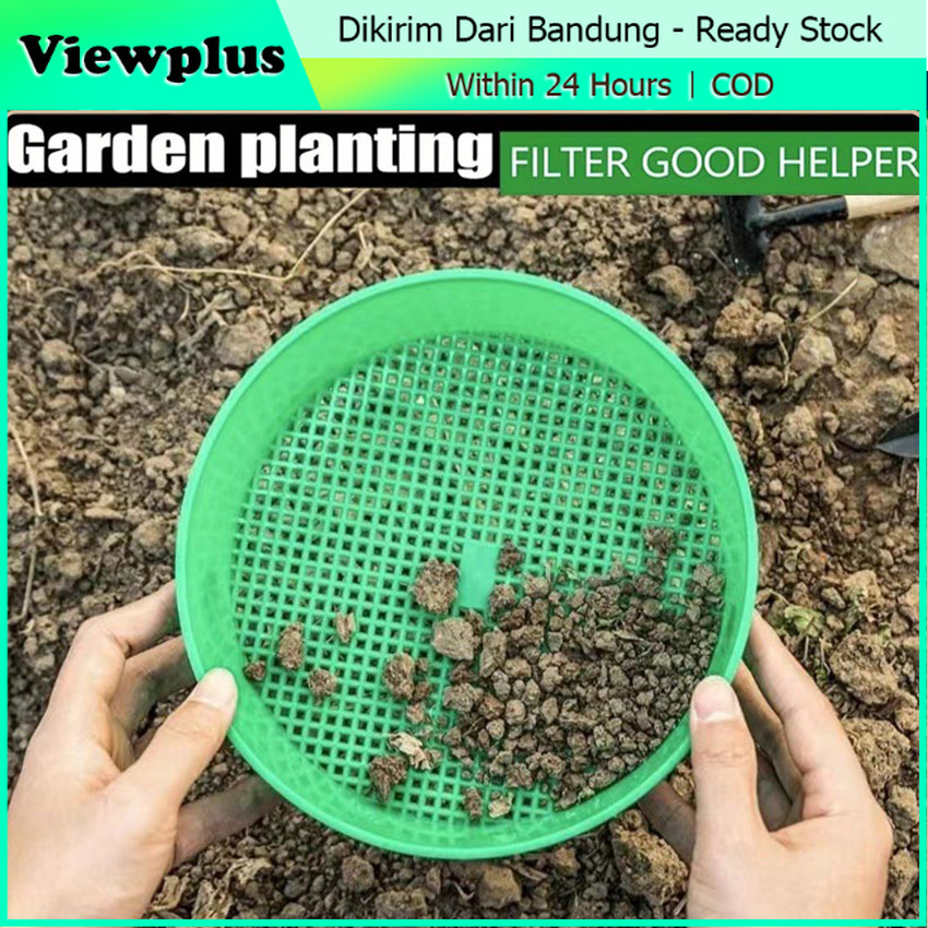 Jual Plastic Soil Sieve Filter Mesh for Plant Soil Stone Sifting Garden ...