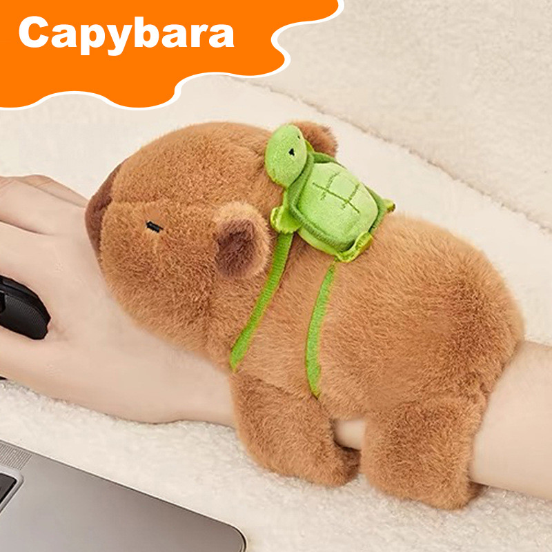 Jual Capybara Nempel Ditangan Mewah Marmut Air Simulasi Boneka Gelang ...